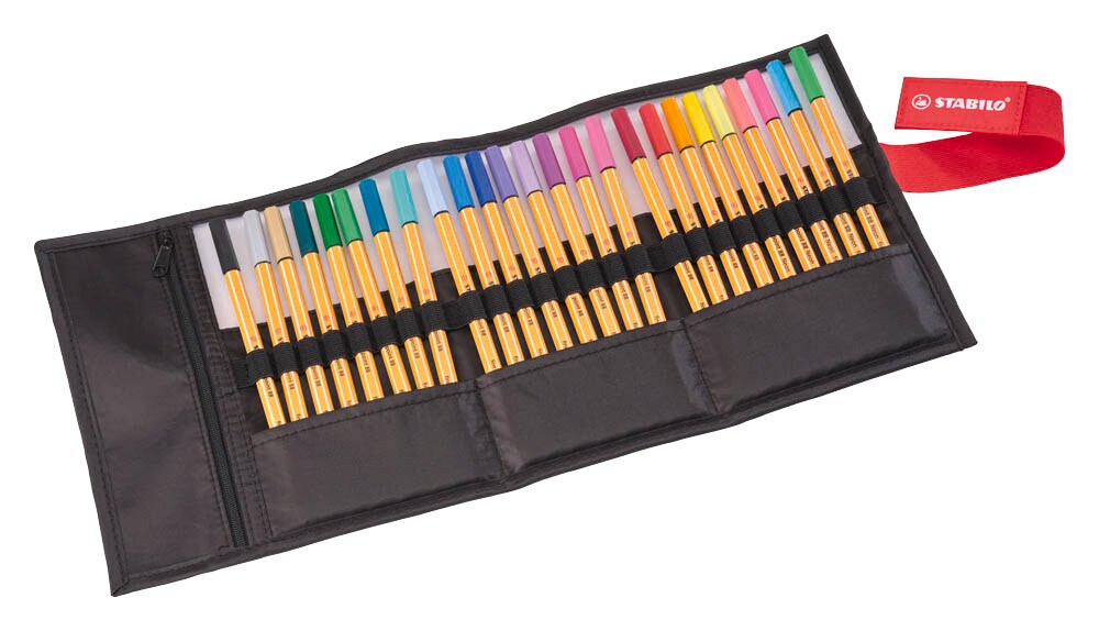 STABILO Point 88 ARTY Edition Fineliner farbsortiert 0,4 mm, 25 St ...