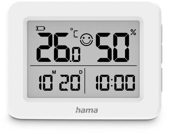 hama Lefkada Thermometer weiß | Printus