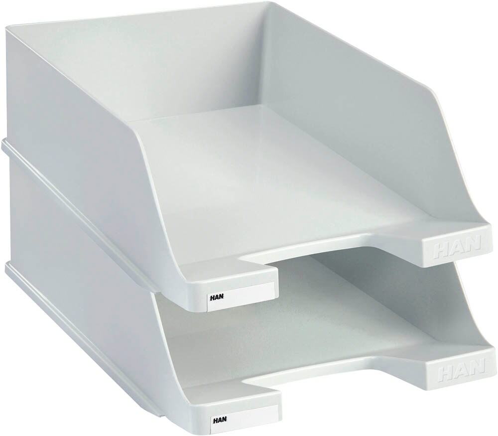 HAN Briefablagen XXL lichtgrau DIN A4, 2 St. | Printus