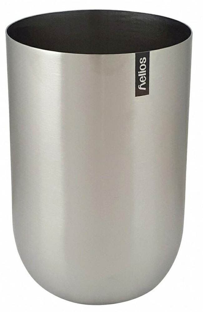 helios® Serve Pot Tischmülleimer 0,5 l silber | Printus