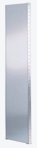 SCHULTE MULTIplus Seitenblende Abschlusswand lichtgrau 80,0 cm 125,0 cm ...