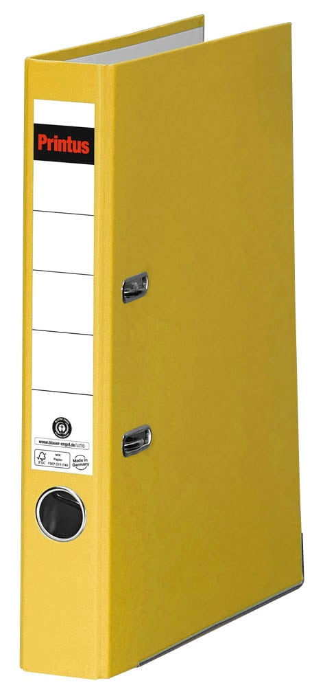 Printus Ordner gelb Karton 5,0 cm DIN A4, 1 St. | Printus