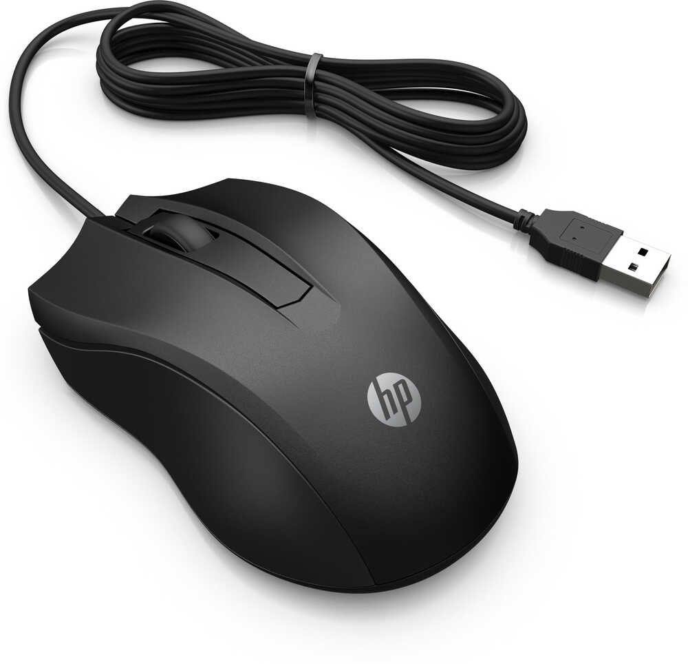 HP 105 822M9UT Maus kabelgebunden schwarz | Printus