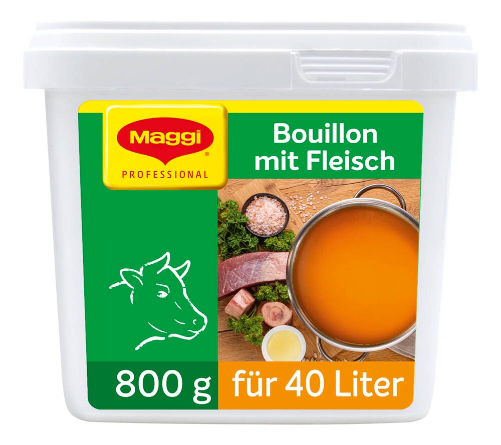Maggi® Bouillon mit Fleisch 800,0 g, 1 St. | Printus