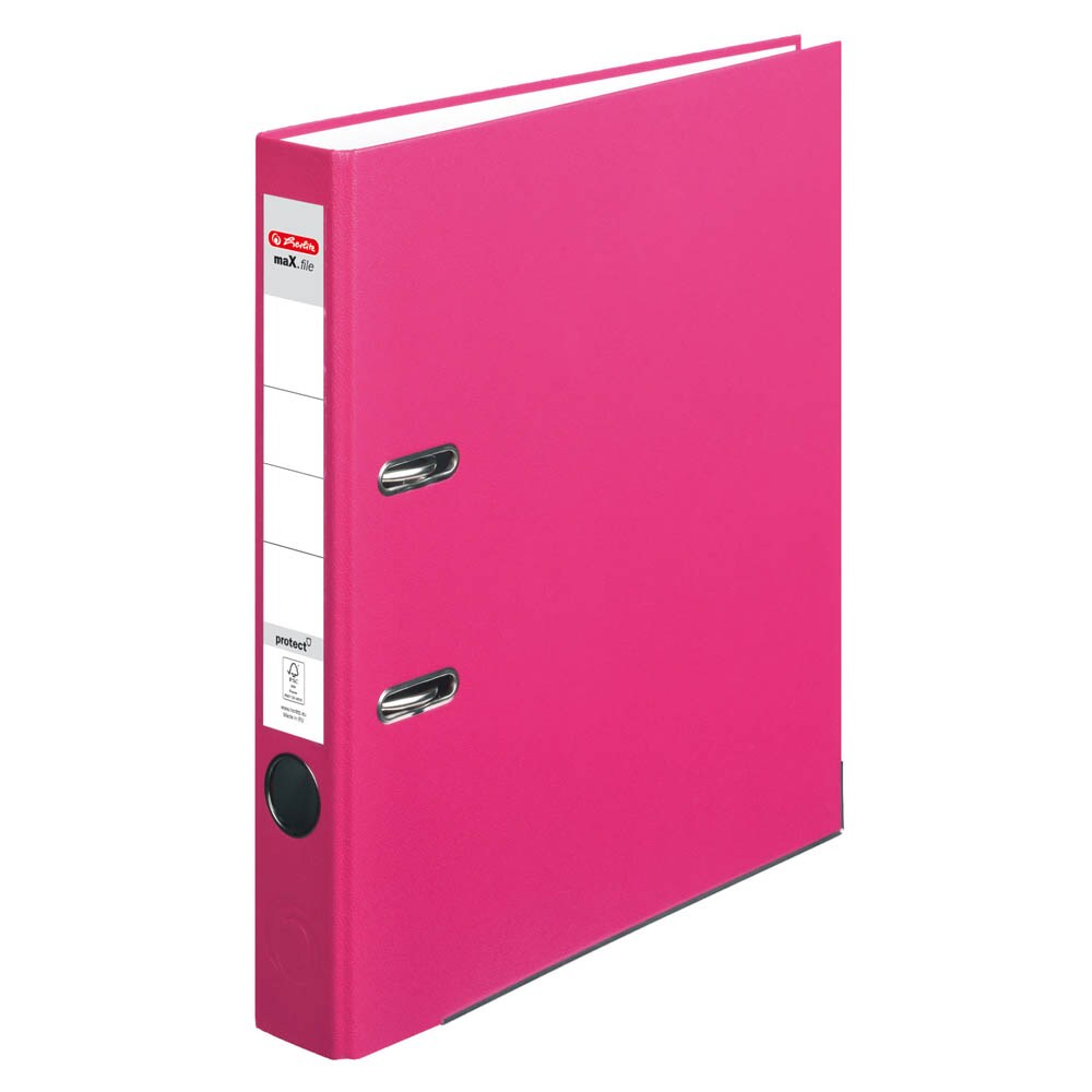 herlitz maX.file protect Ordner pink Kunststoff 5,0 cm DIN A4, 1 St ...