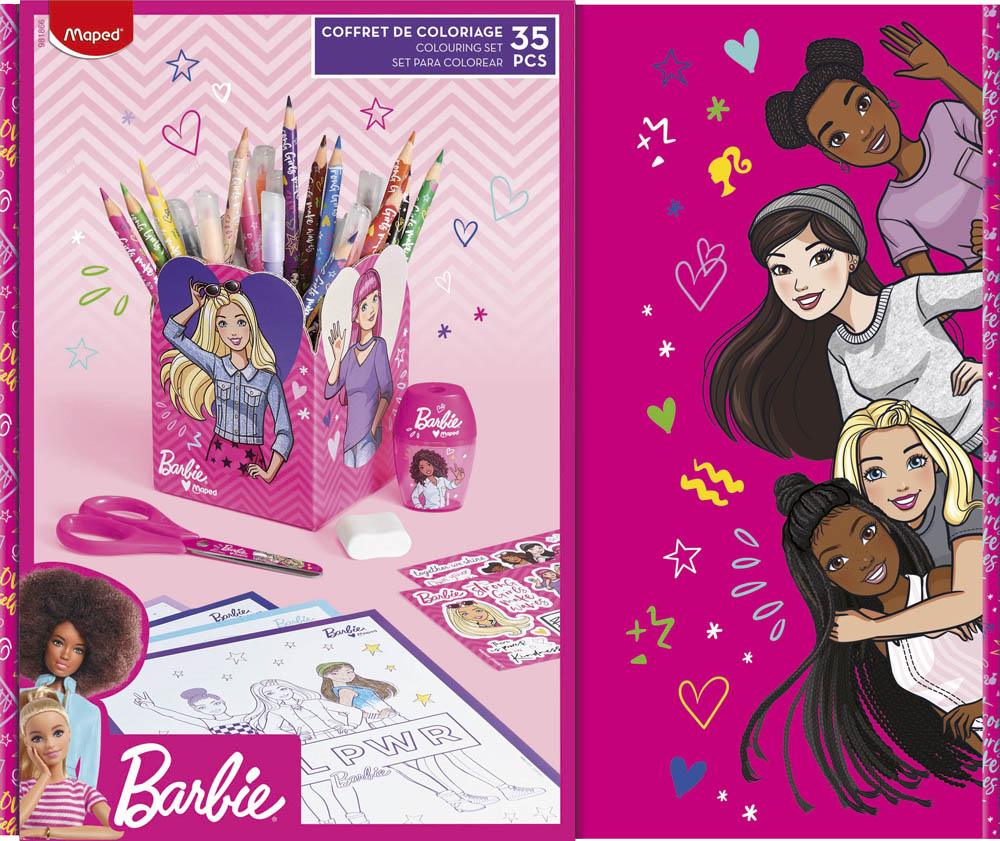 maped Barbie Malset farbsortiert, 1 Set | Printus