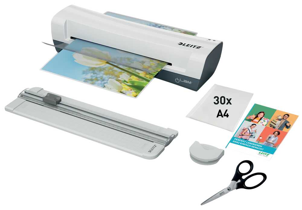 LEITZ iLAM Home DIY Laminiergerät-Set bis DIN A4 | Printus