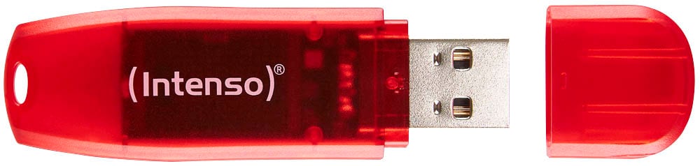 AKTION: Intenso USB-Stick Rainbow Line rot 128 GB, 1 St. | Printus