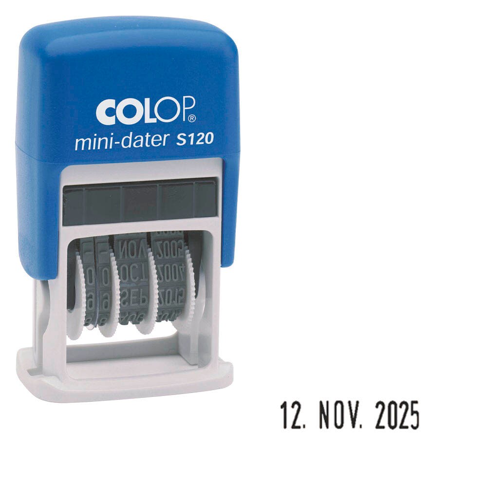 COLOP Datumstempel Mini-Dater S 120 selbstfärbend schwarz, 1 St. | Printus