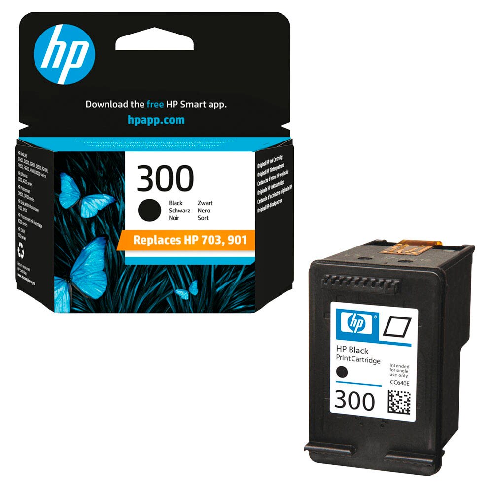 HP 300(CC640EE) schwarz Druckerpatrone | Printus