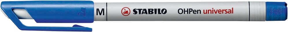 STABILO OHPen universal Folienstifte blau 1,0 mm non-permanent, 10 St ...