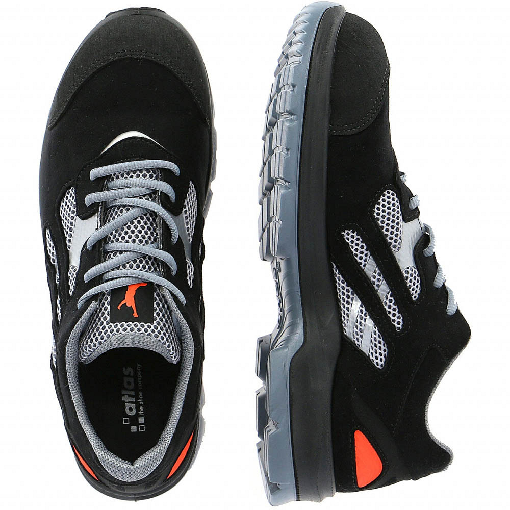 atlas® unisex S1 Sicherheitsschuhe "FLASH 2000" schwarz Größe 45 | Printus