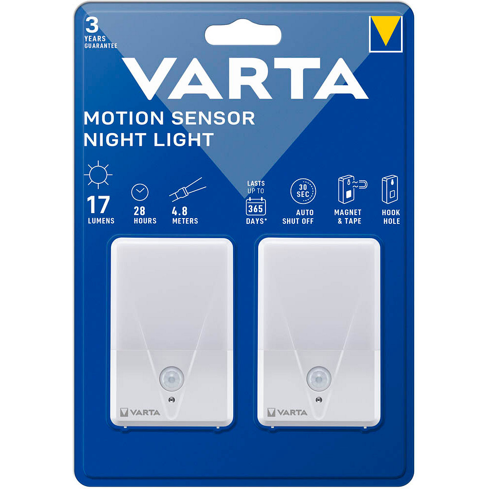 2 VARTA LED-Außenleuchten mit Bewegungsmelder Motion Sensor Night Light ...