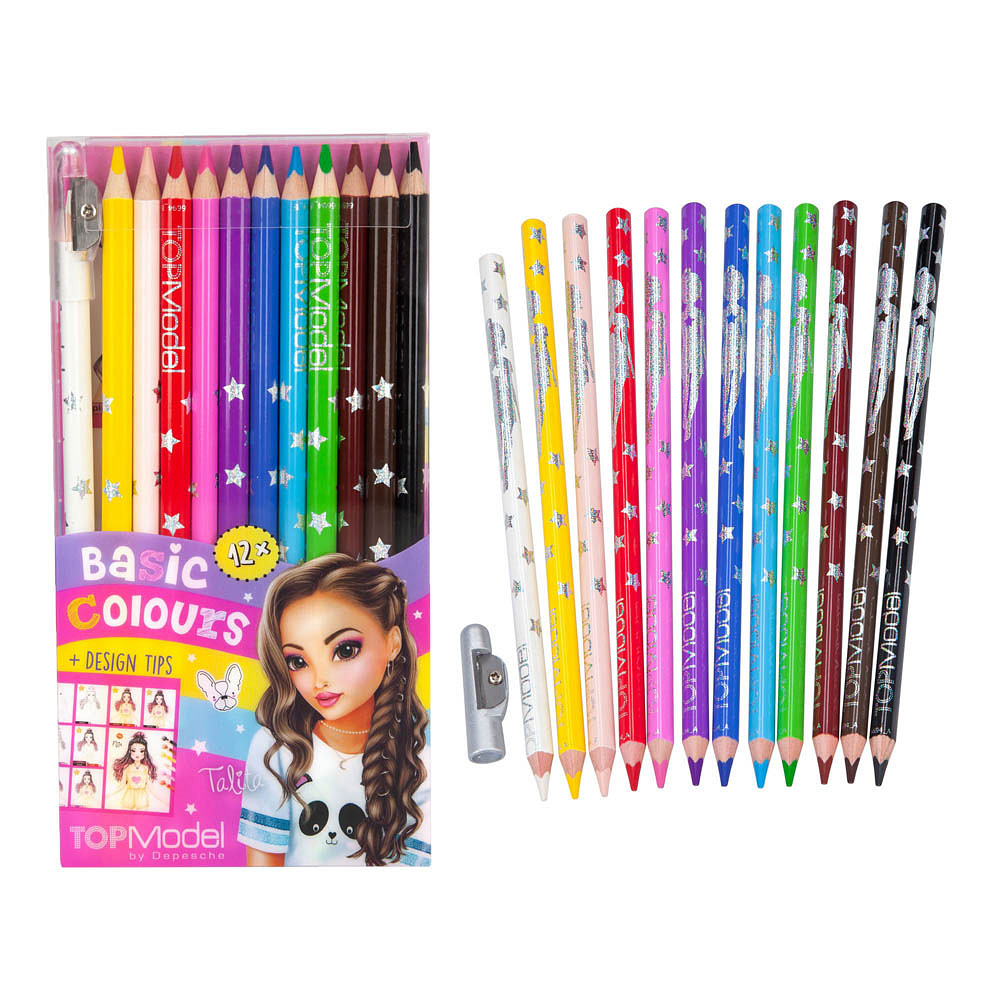 DEPESCHE TOPModel Buntstifte farbsortiert, 12 St. | Printus