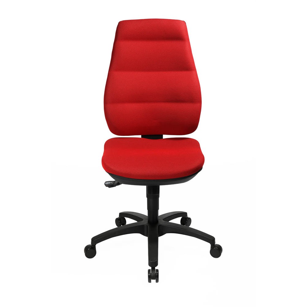 Printus Bürostuhl Unni SY, Stoff rot, Gestell schwarz | Printus