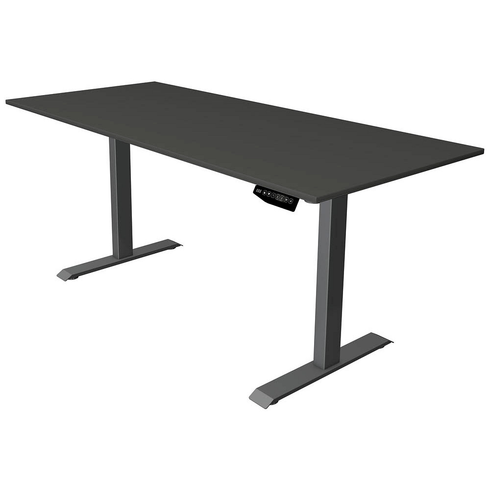 Kerkmann Move 1 elektrisch höhenverstellbarer Schreibtisch anthrazit ...