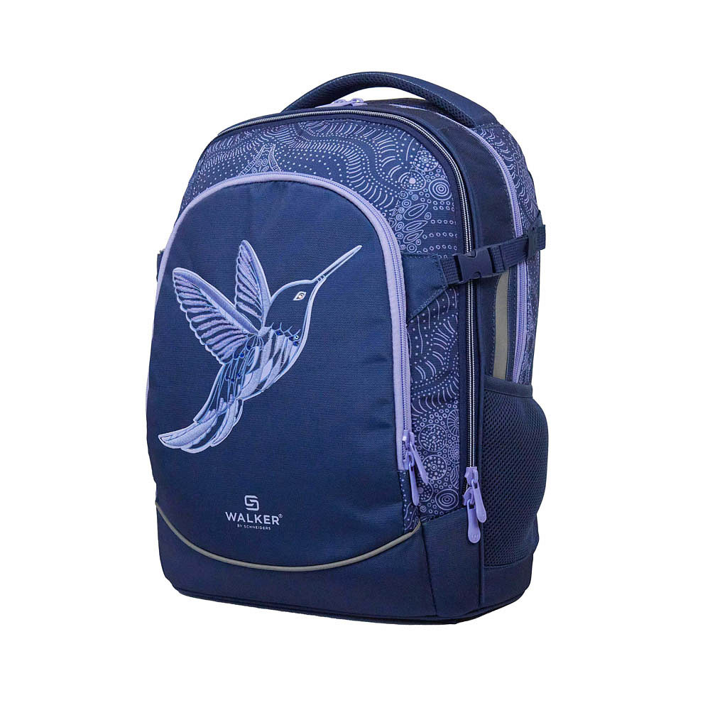 Walker Schulrucksack Fame 2.0 Kolibri Kunstfaser lila | Printus