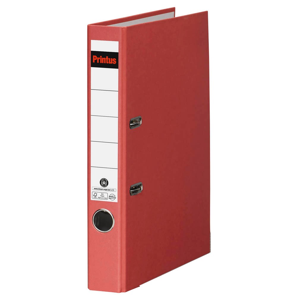 Printus Ordner rot Karton 5,0 cm DIN A4 | Printus